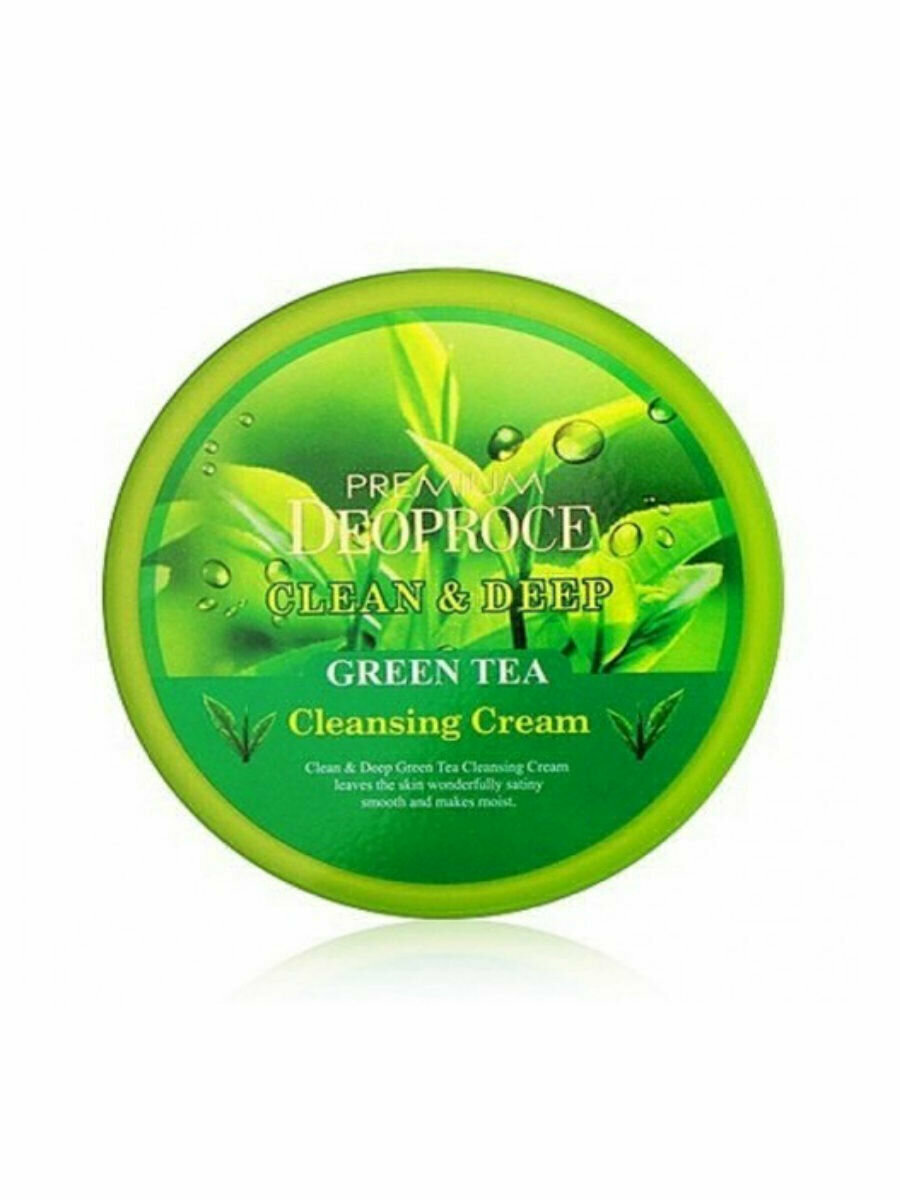 DEOPROCE NATURAL SKIN Крем для лица и тела с экстрактом зеленого чая NATURAL SKIN GREENTEA NOURISHING CREAM 100гр
