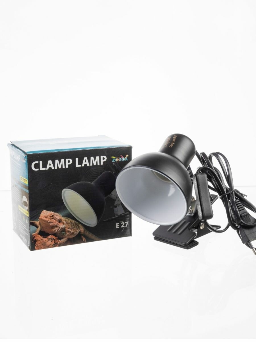 Лампа на прищепке для террариума ZooDA Clamp Lamp Е27