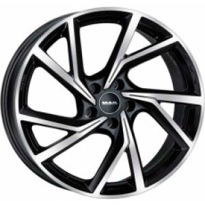Литой колесный диск Mak Kassel 8x18/5x108 D72 ET45 Black mirror
