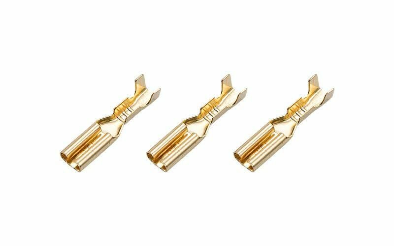 Клемма плоская (гнездо-3.6мм) 1-1.5кв. мм (DJ622-D2.8х0.5B) Rexant 08-0919 (Упаковка 100 штук)