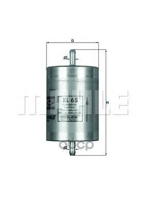Фильтр Топливный Mahle/Knecht арт. KL65