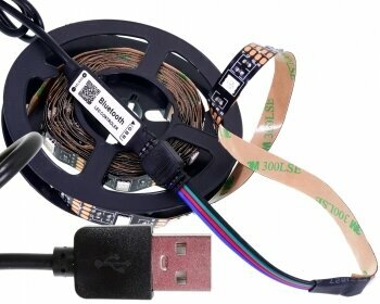 Светодиодная лента 5V RGB USB Bluetooth DLED SMD5050 (2 метра с пультом)