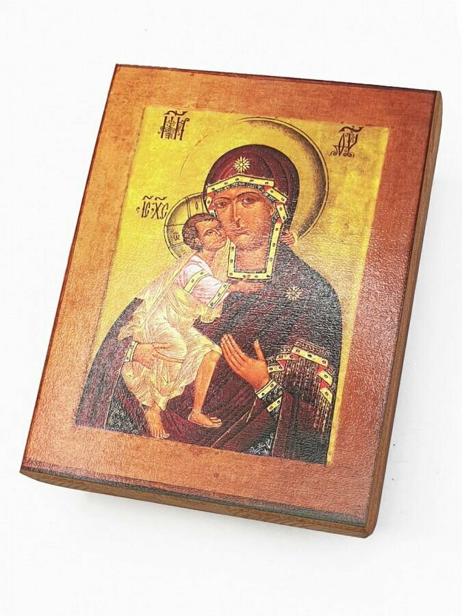 Феодоровская (Федоровская) Икона Божией Матери, под старину, 20х26 см