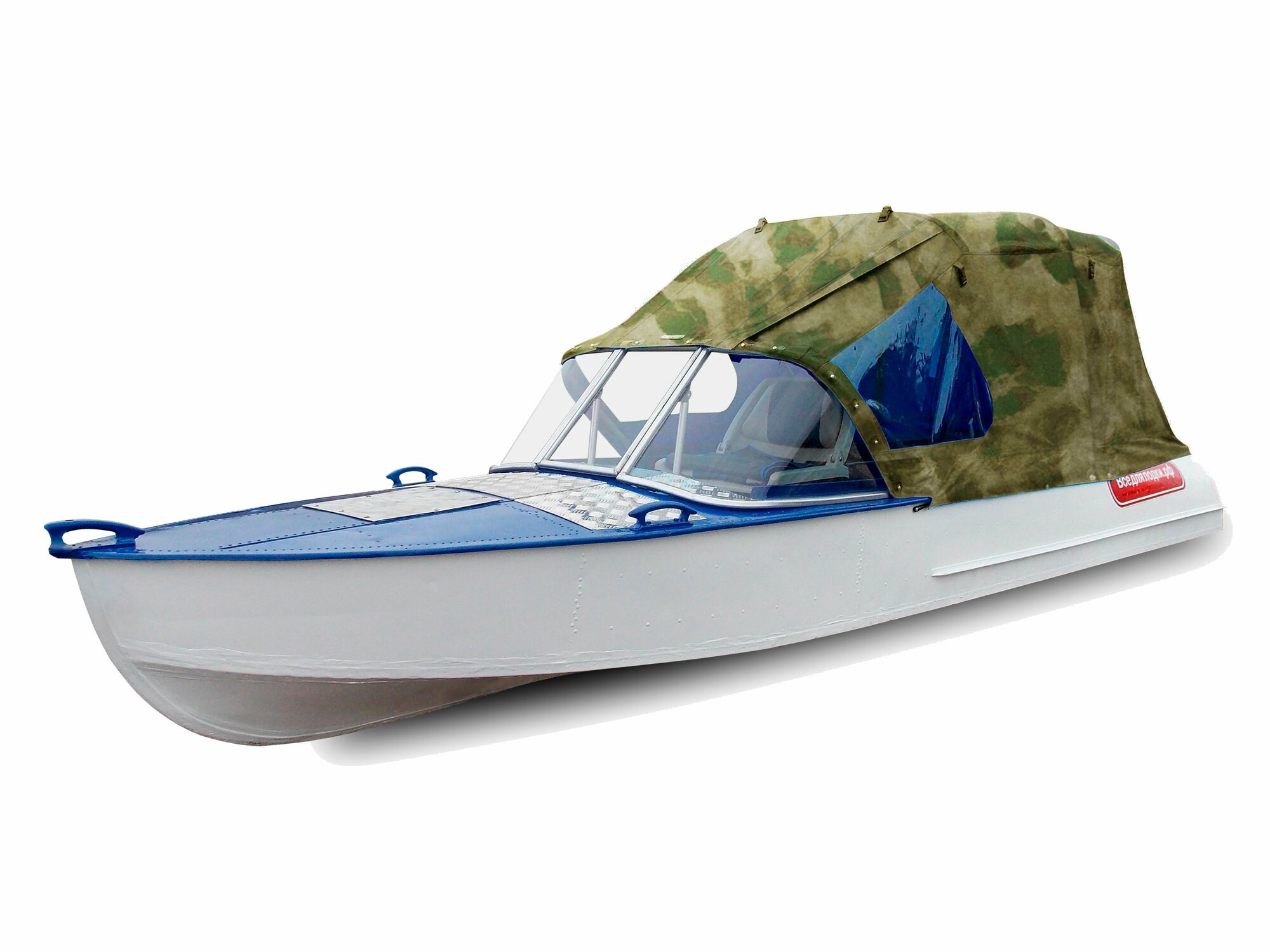 Казанка 1955. Комплект стекло с калиткой, тент, дуги