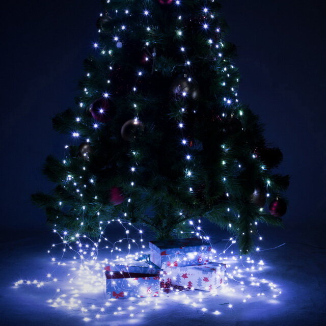 Гирлянда Лучи Росы 12*3 м, 720 холодных белых микро LED ламп, IP44, Snowhouse, BM12-LDM720W-C-12V