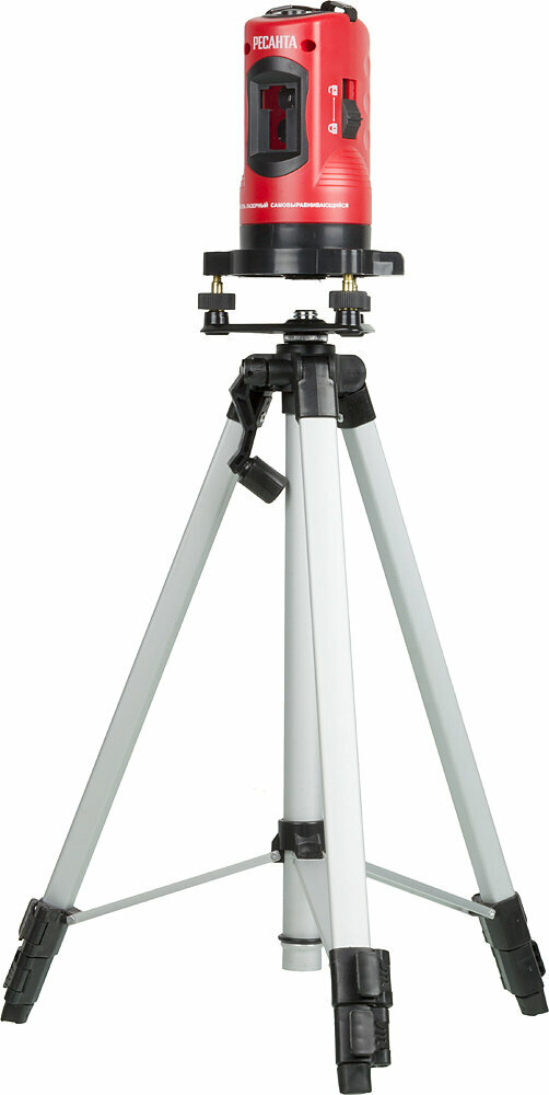 Уровень лазер. Ресанта ПЛ-2ШК 2кл. лаз. цв. луч. красный 3луч. (61/10/517)