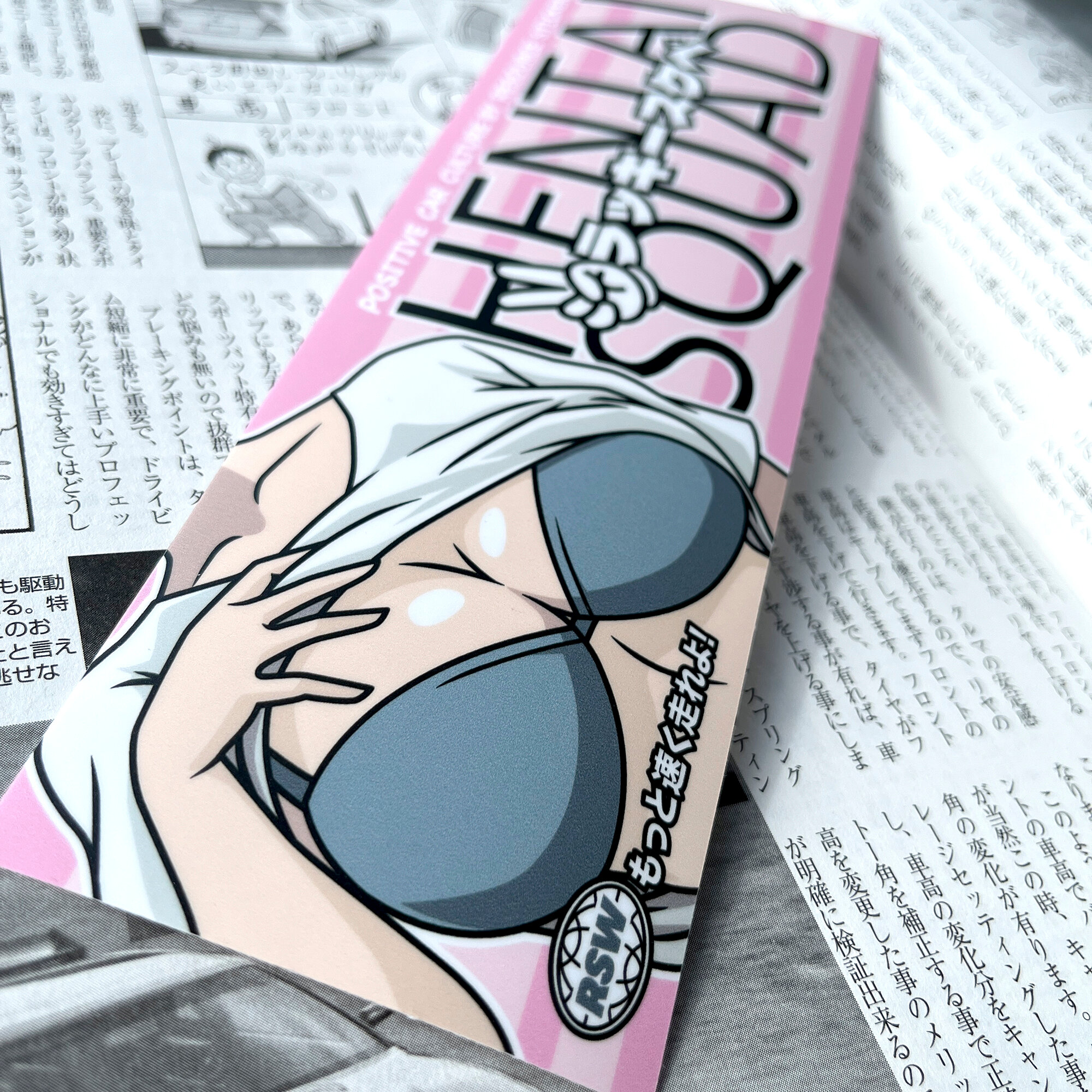 Наклейка на авто, JDM slap sticker Hentai squad V2 / Resource Stickers