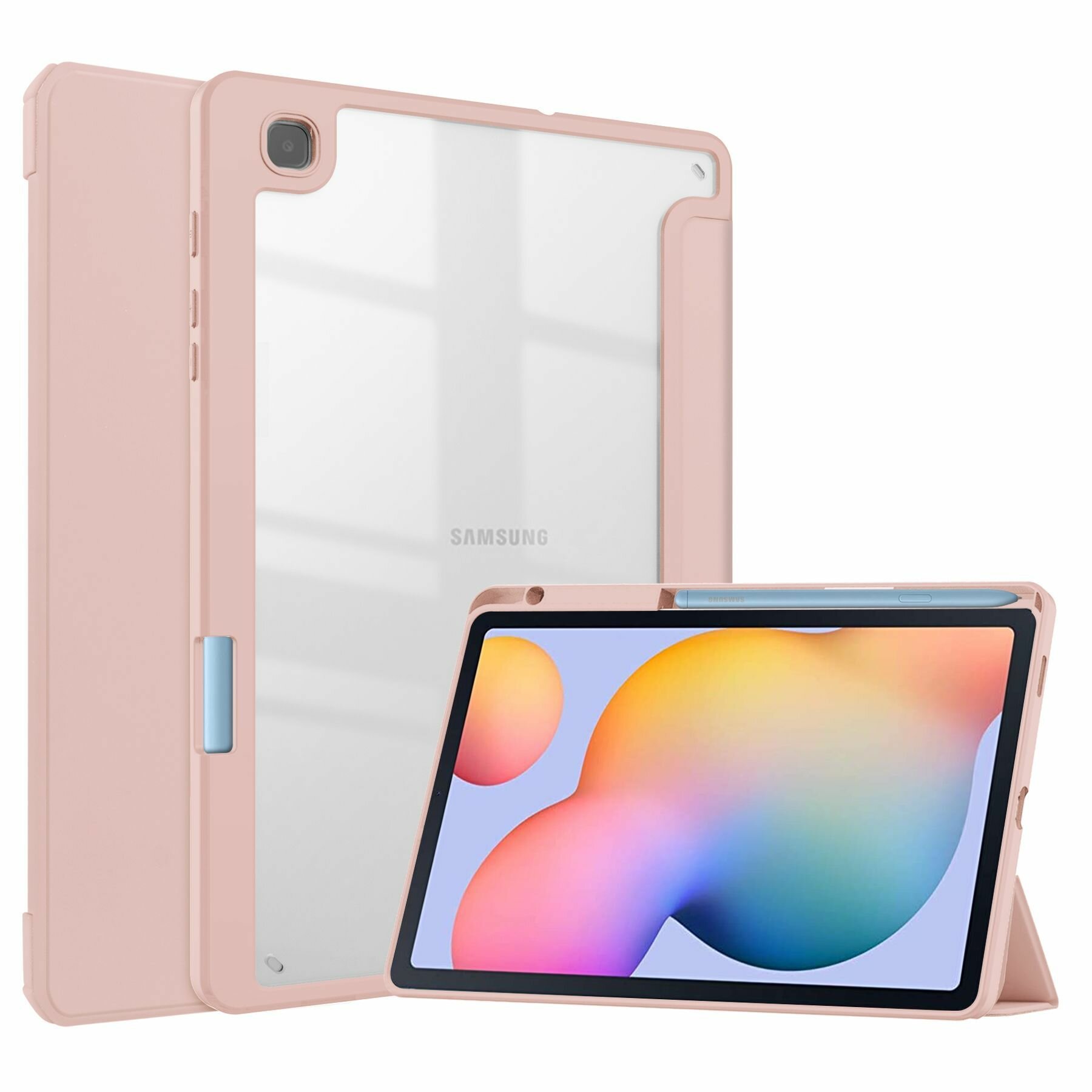 Чехол MyPads для Samsung Galaxy Tab S6 Lite 2022 2020 10.4' (P610, P615, P619) с местом для стилуса