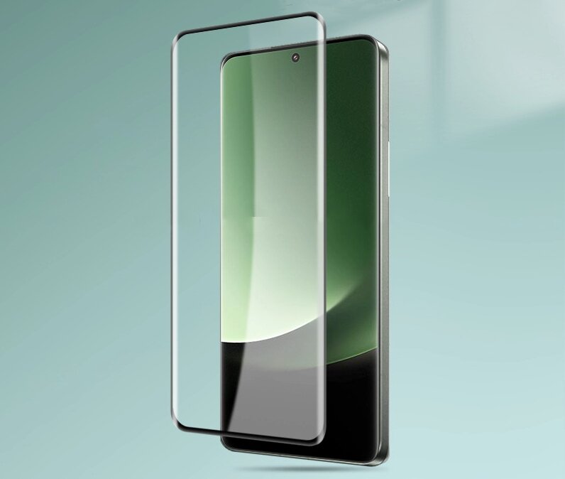 3D/5D защитное изогнутое стекло MyPads 5D Forti Glass для Xiaomi 13 Ultra с закругленными изогнутыми краями с олеофобным покрытием