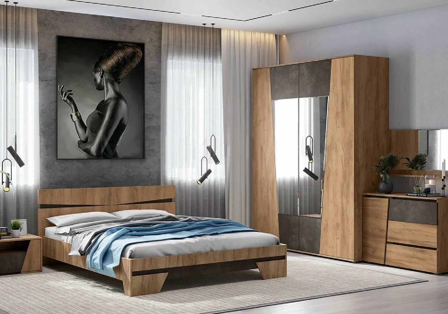 Кровать 1,6м Соренто