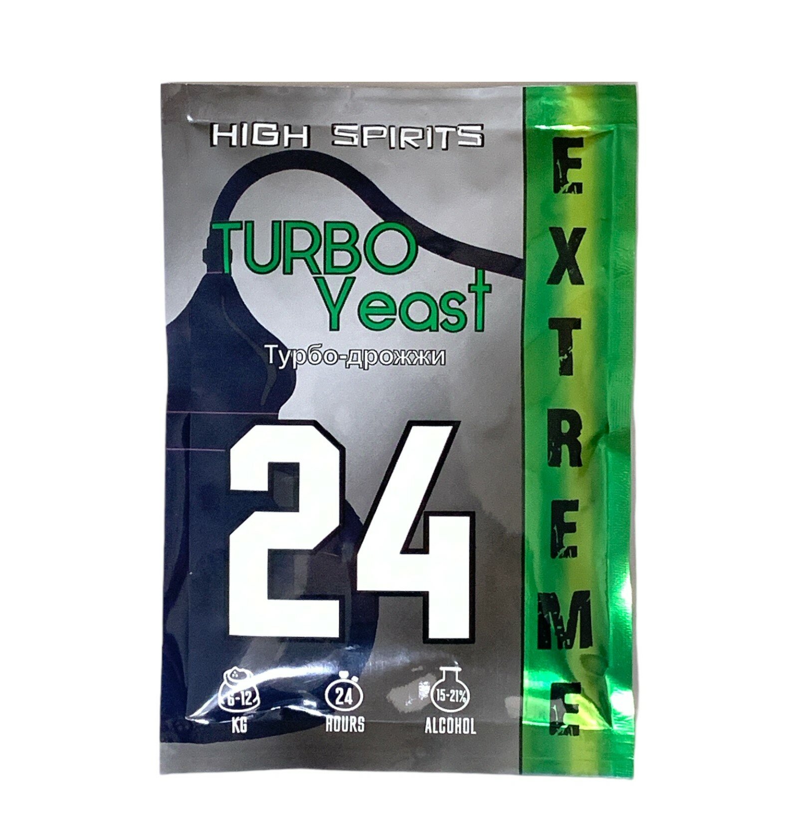 Турбо дрожжи High Spirits 24 Extreme, 180 грамм для сахарных браг