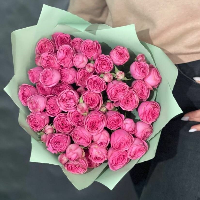 VIP Букет Пионовых Роз от Flowers Emily 9 шт