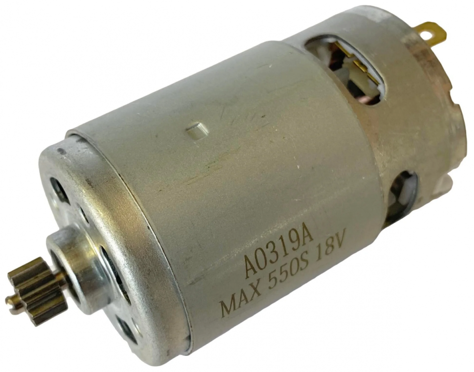 AEZ 010191С, Двигатель на аккумулятор для шуруповерта Интерскол 18V LI-ON, шестерня 12 зубьев, d=8.8мм, h-5мм