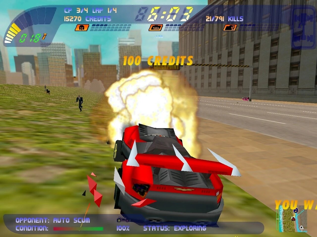Carmageddon 2: Carpocalypse Now, THQ Nordic, цифровая версия, Steam (Для платформы PC) — фото 1