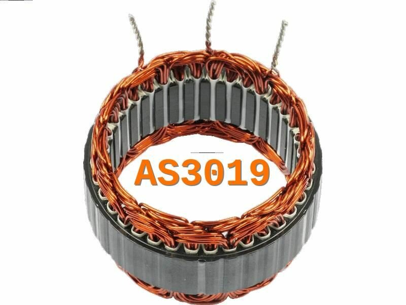 Статорная обмотка генератора ALFA ROMEO Alfa Mito, CITROEN Nemo, FIAT 500, Doblo, Grande Punto, Idea, FIAT Strada, OPEL Agila, Astra H, Combo, Corsa C, PEUGEOT Bipper, SUZUKI (AS3019)