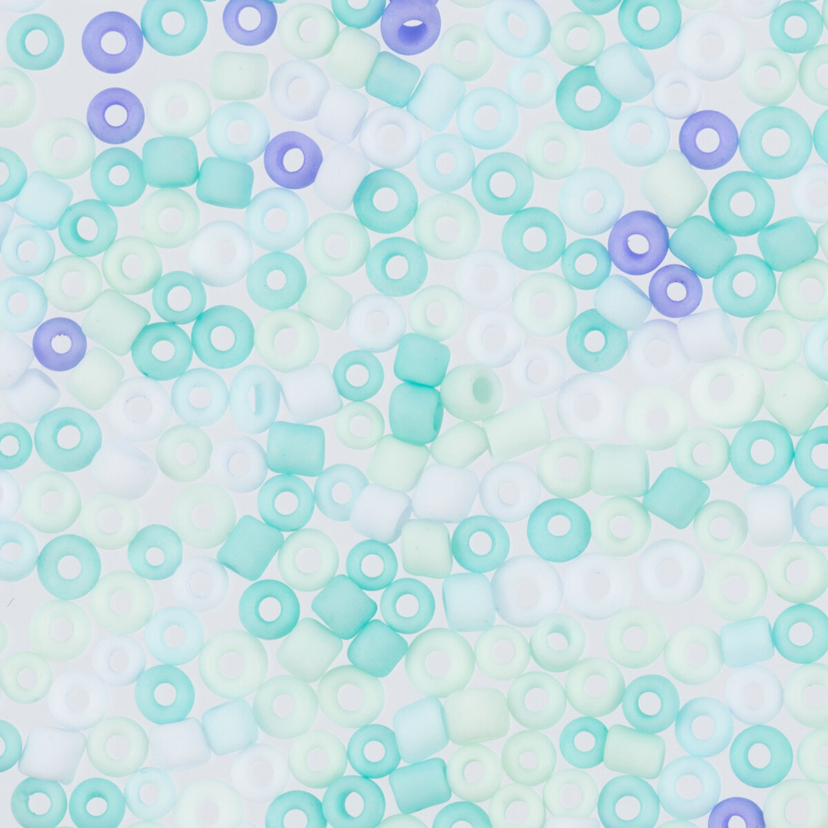 Бисер "Zlatka" круглый GR 11/0 10 г №1013 микс меланж макарун