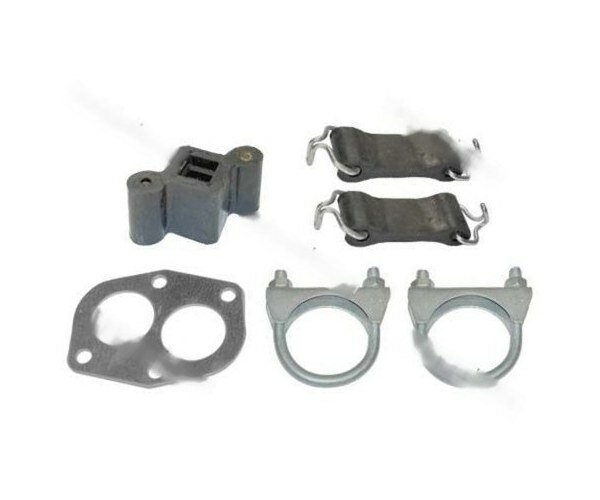 Крепеж глушителя 2101-07 21 2-а ремня с крючками домик 2 хомута прокладка приемной трубы