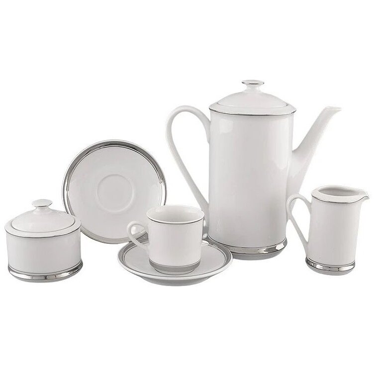 Кофейный сервиз Leander Sabina Platinová Odnož 02160713-0011
