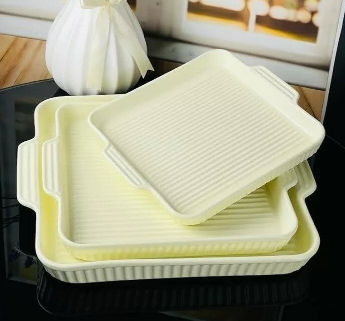 Квадратное блюдо для запекания 25см Фарфор 205-759 118-205-759