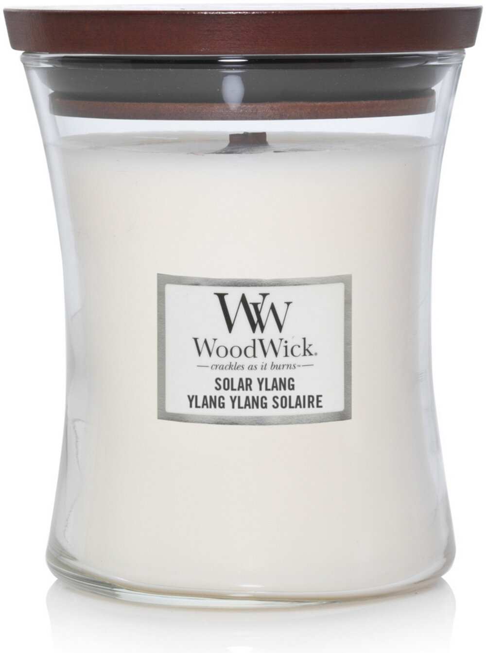 Woodwick/ Свеча средняя Солнечный иланг / Solar ylang 275гр.