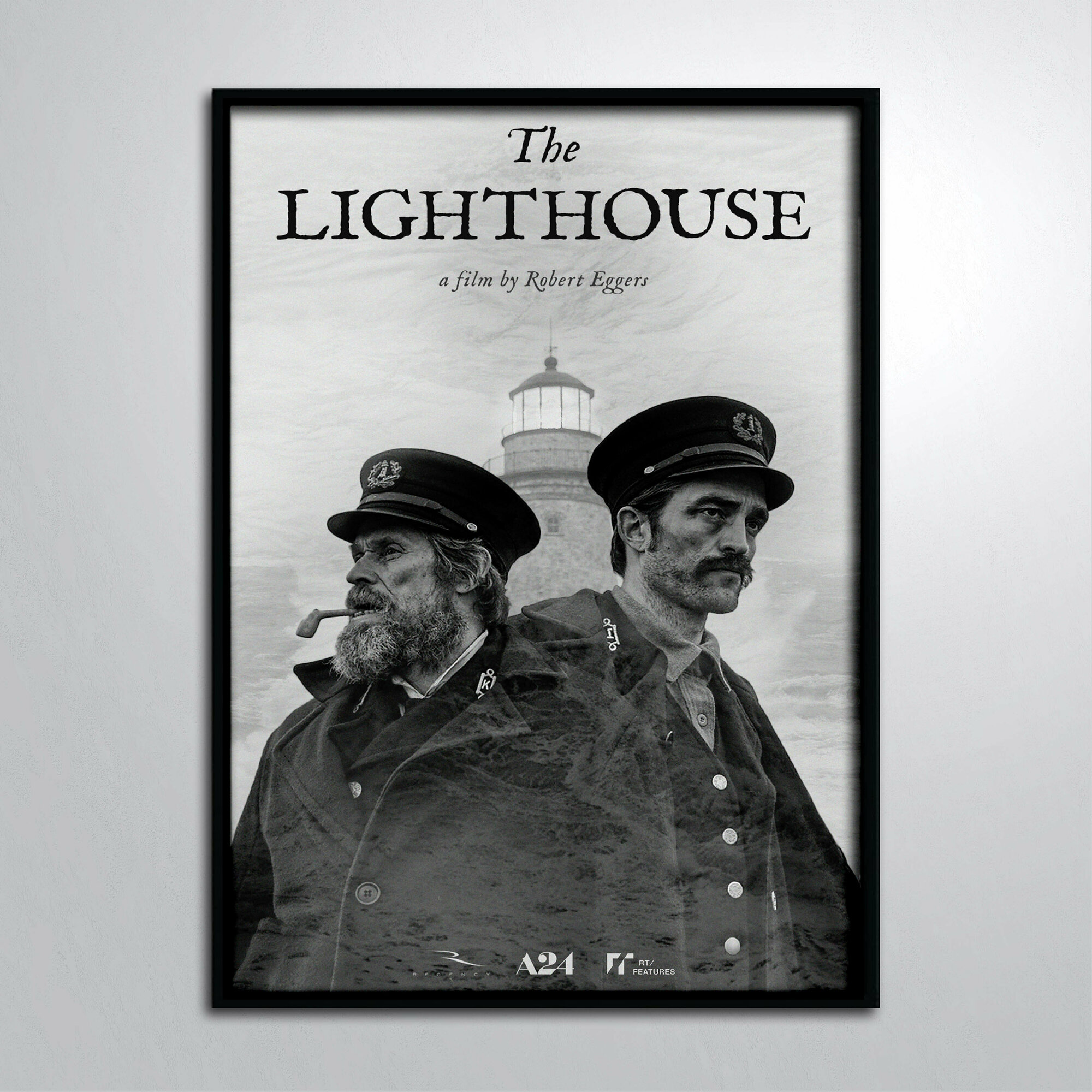 Постер в раме/Маяк Роберт Паттинсон Уиллем Дефо Светлый The Lighthouse