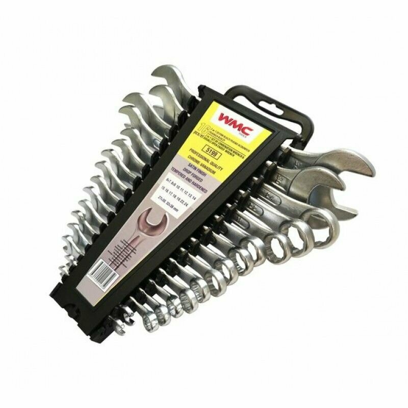 Набор ключей комбинированных и рожковых 16 предметов