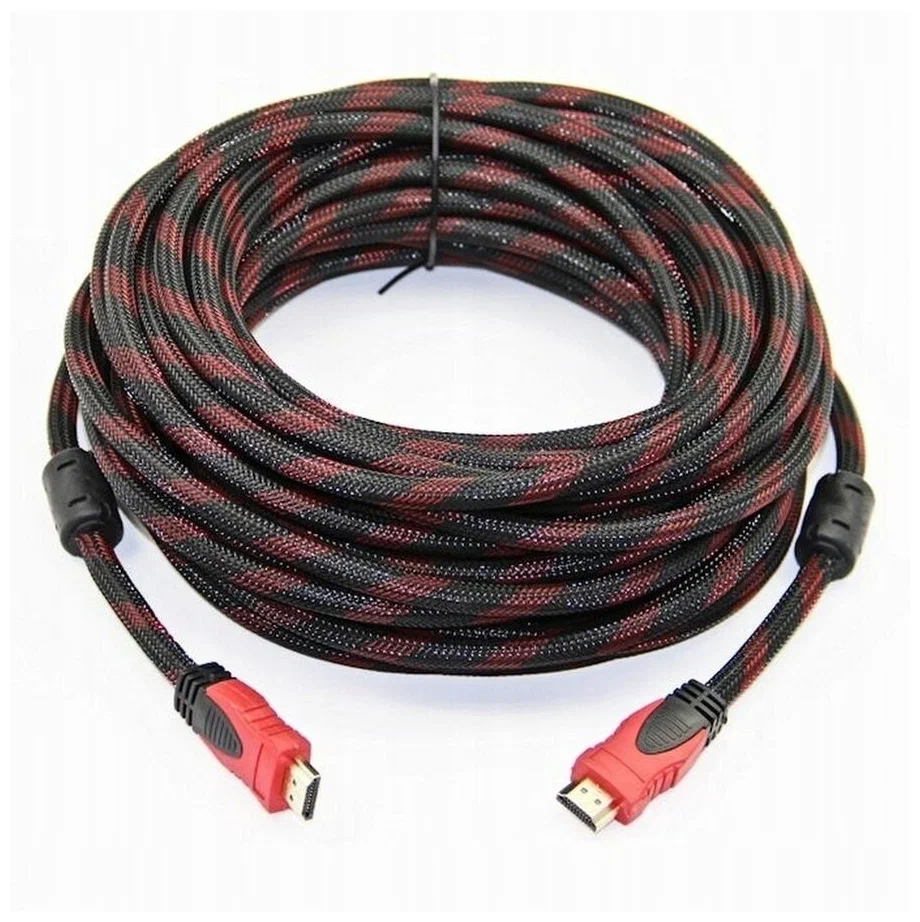 Кабель HDMI (m) - HDMI (m) 10м, v 1.4, ферритовые кольца, CCS, MRM A398
