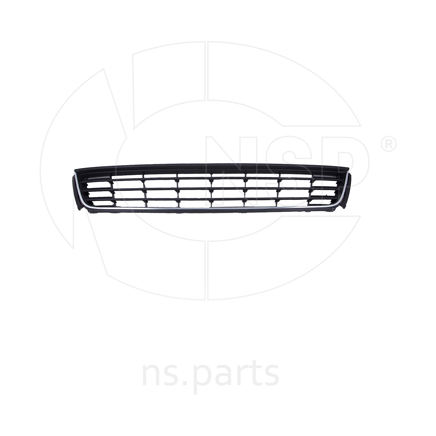 NSP nsp086ru8536779b9 решетка бампера переднего volkswagen Polo (Поло) V sedan (09-15) (черная)
