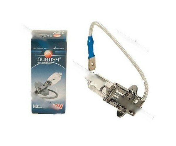 Лампа галогенная 12V H3 55W PK22S Dialuch - бюджетный вариант