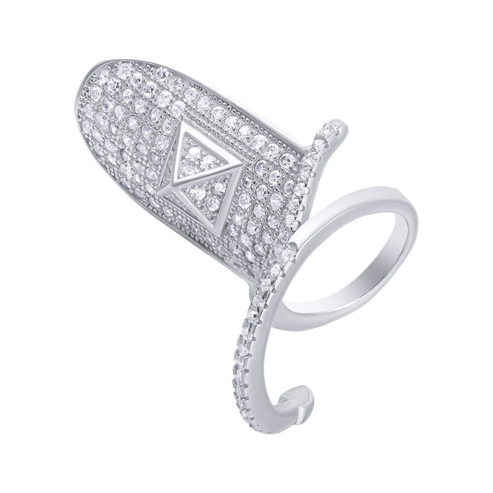 Кольцо, серебро, 925 проба