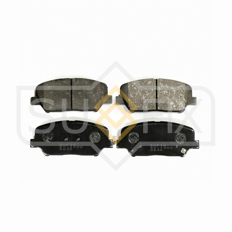 SUFIX Колодки тормозные дисковые перед прав/лев, хендай велостер / HYUNDAI VELOSTER 2011-17, киа оптима / KIA OPTIMA 2010-15, SX1200