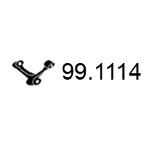 ASSO 99.1114 (1J0253144R / 1K0253144AH / 4B0253144H) крепление глушителя