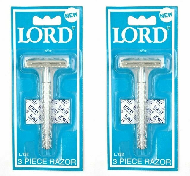 LORD Станок под лезвие, металл на карте, 2шт