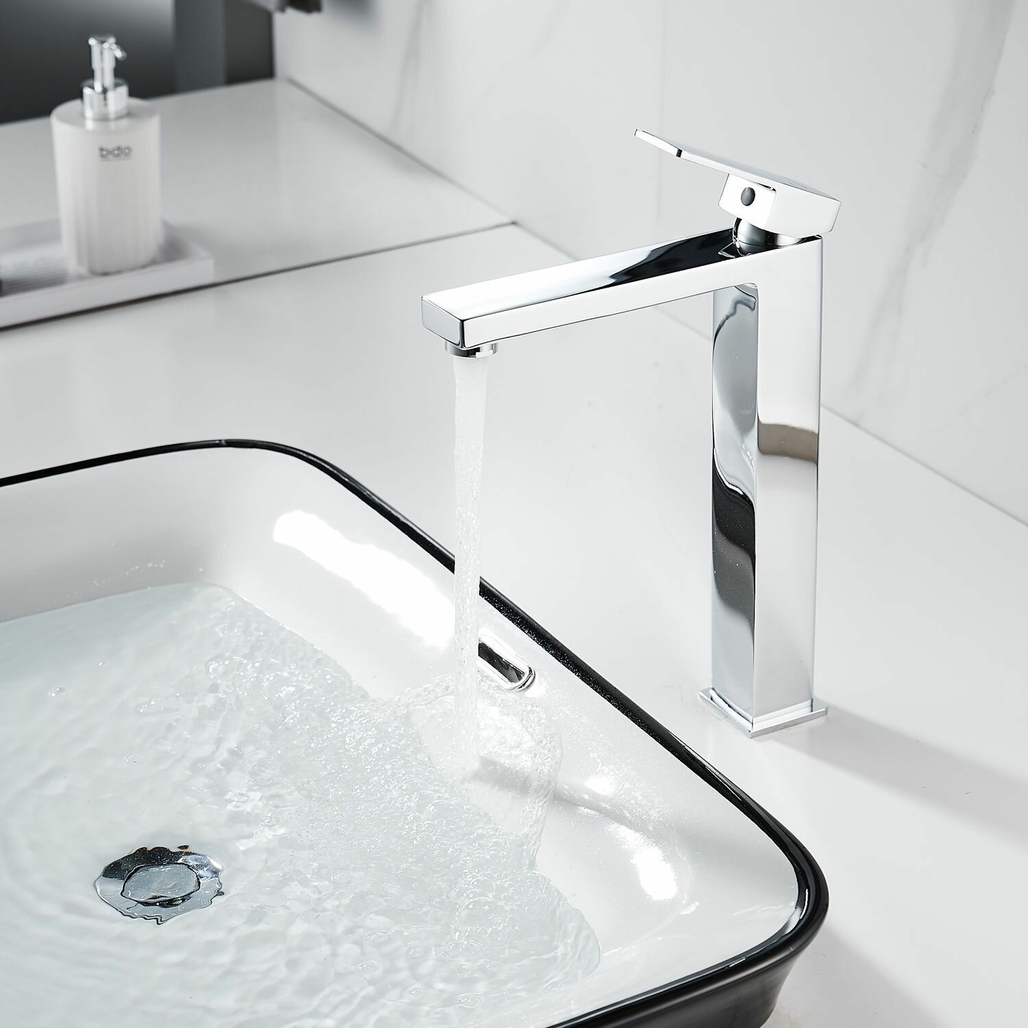 Смеситель для раковины чаши Shevanik S9611 хром