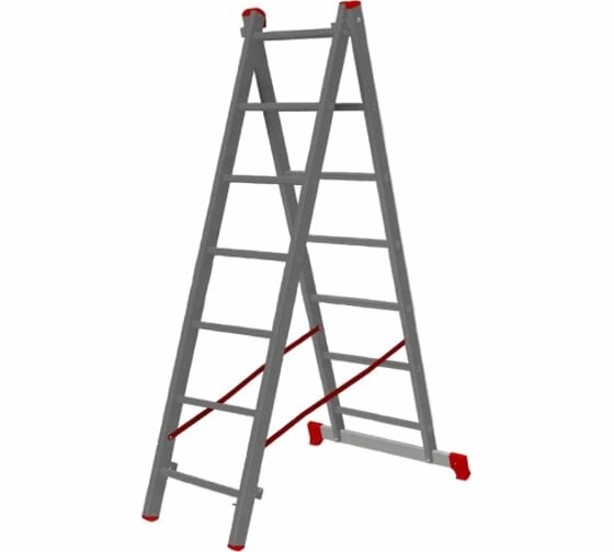 Лестница алюминиевая двухсекционная 443 см STARTUL Pro (ST9946-10)