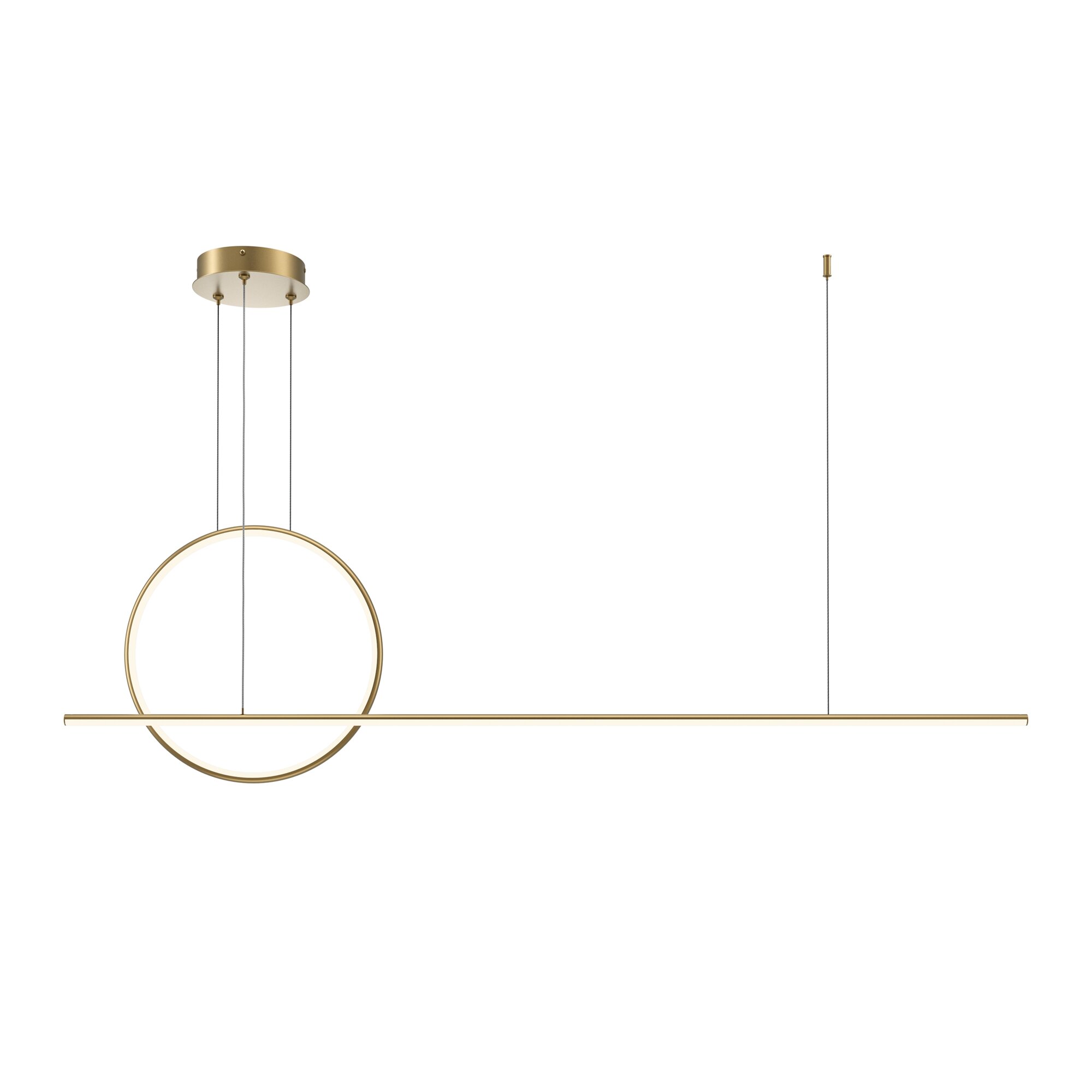Светильник Maytoni Halo MOD247PL-L49BSK, подвесной, LED, латунь, 40Вт