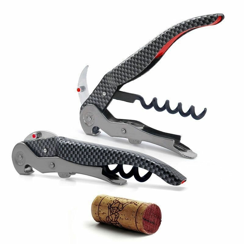 Набор для вина Pulltex "MONZA Starter Set", сталь, никель, черный/серый — фото 1