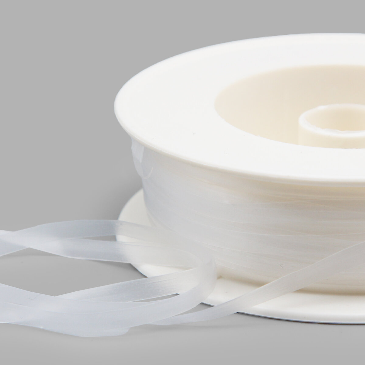 Лента силиконовая плоская для шитья, 4 мм*100 м, термополиуретан, Айрис