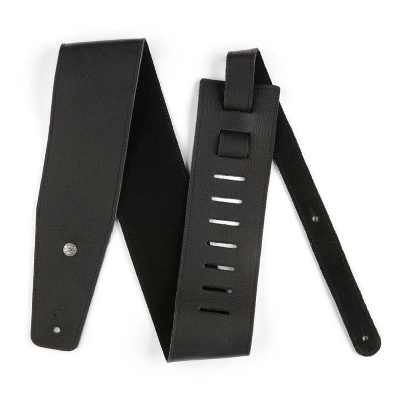 Ремень для гитары Dunlop BMF10BK BMF 3.5" Leather Triple Black