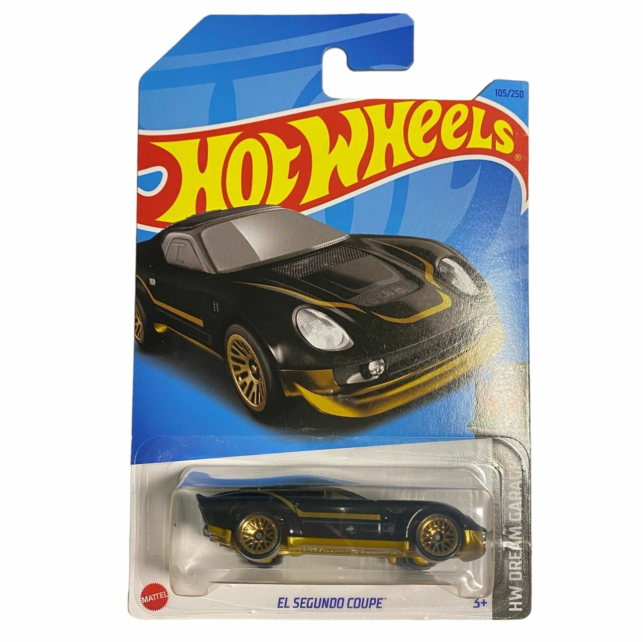 Hot Wheels металлическая машинка, коллекционная в масштабе 1:64 EL SEGUNDO COUPE (Черный)