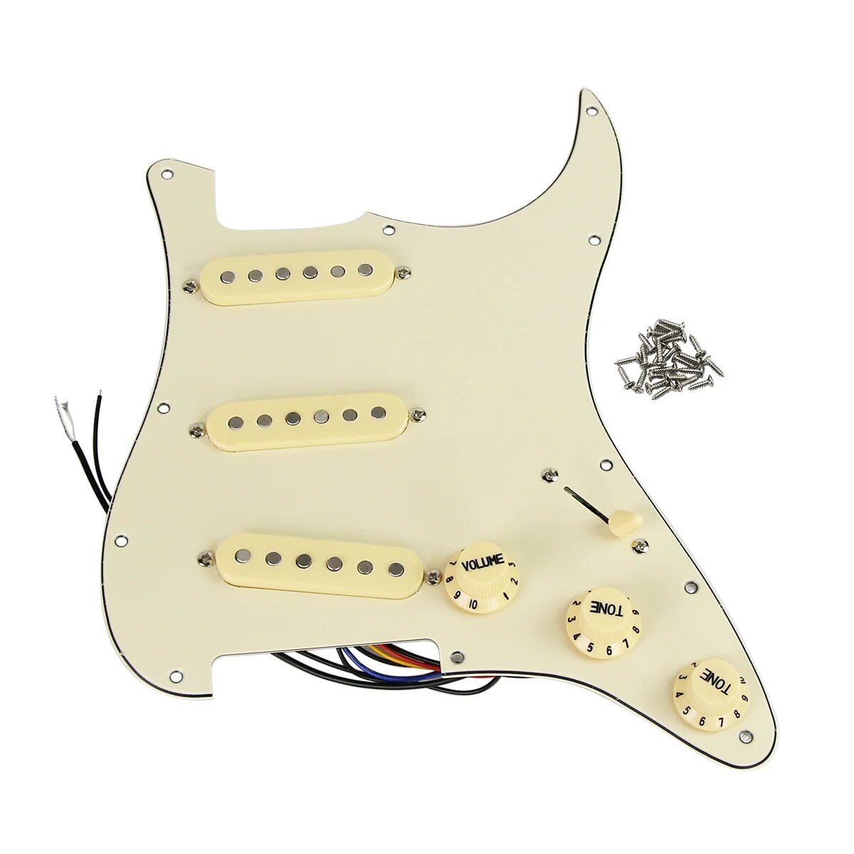 Накладка для гитары Strat SSS Cream 3ply Alnico 5
