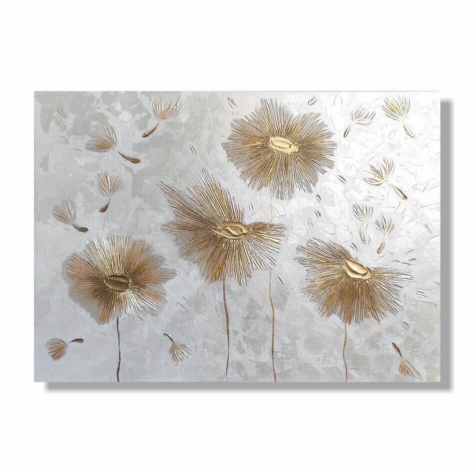 Картина ручной работы, цветы