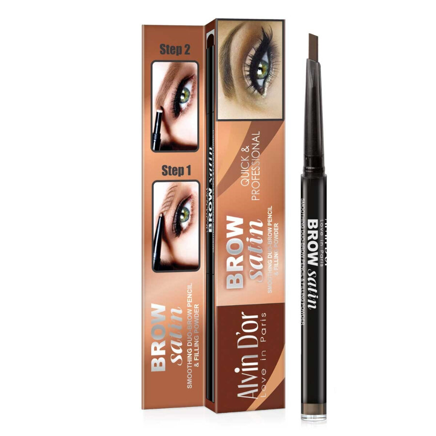 Alvin D`or, Карандаш-пудра для бровей Brow Satin, тон 03