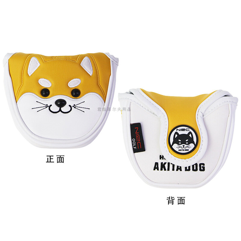 Чехол для клюшки DOMINANT 1 Akita Inu, водонепроницаемый, плюшевый