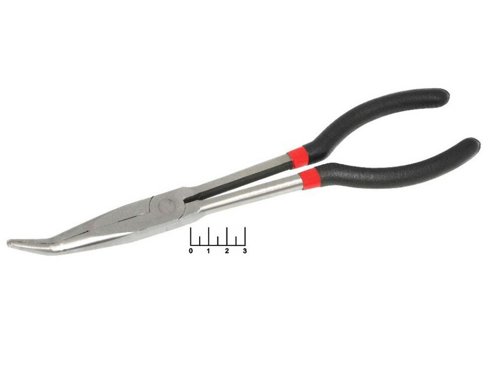 Круглогубцы 280мм угловые