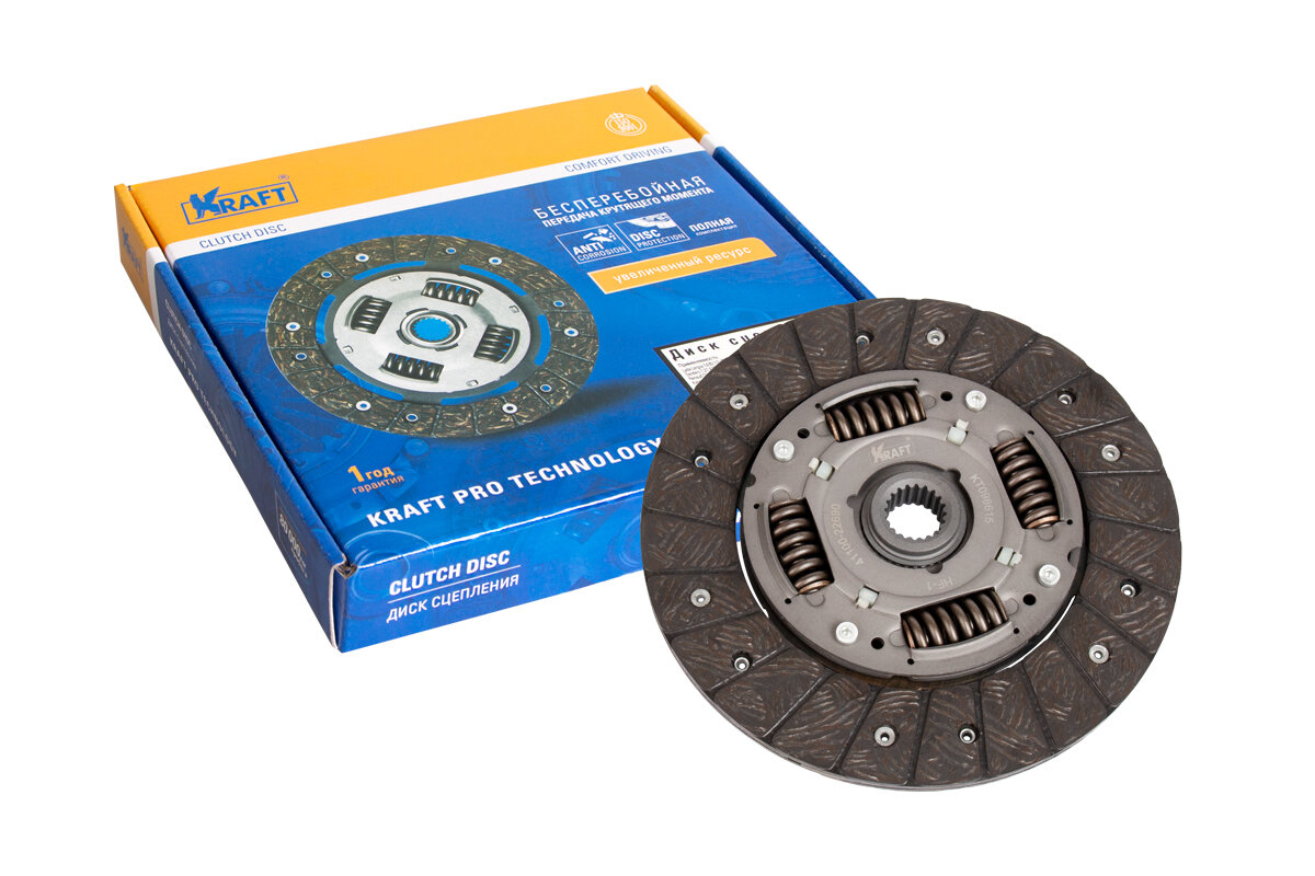 Диск сцепления Hyundai Accent с 1999-2005г, Mitsubishi Galant 1984-1990г. KRAFT KT 098615