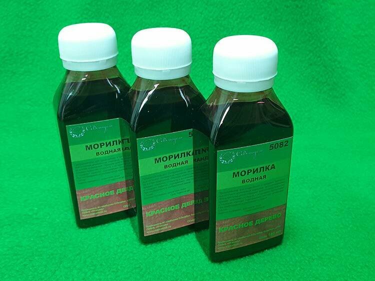 Морилка водная СВ Модель "Красное дерево", 100 мл