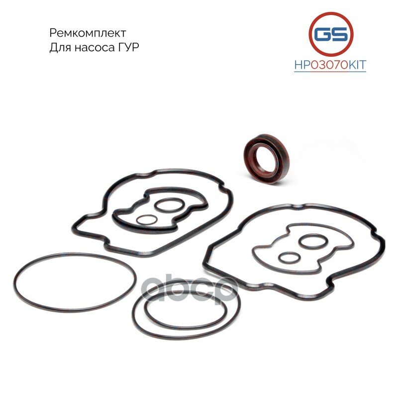 HP03070KIT Ремкомплект насоса ГУР BMW X5 E70 2007-, BMW 5 F07 GT 2009-2017, BMW 7 2008-2016 GS арт. HP03070KIT