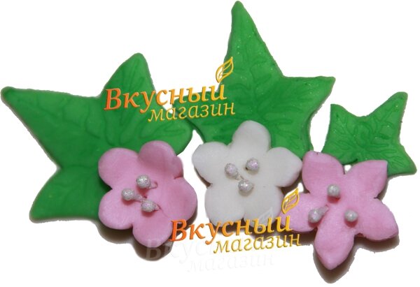 Выемка-плунжер для марципана/мастики лист вьюнка (Набор из 2 шт.)