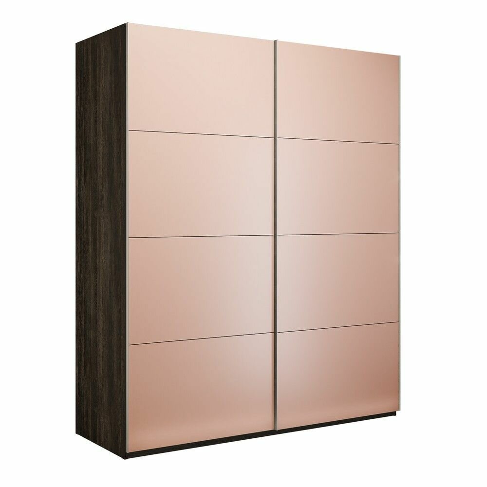 Шкаф-купе Эста 1,6, 2,2м 2стекл пудра